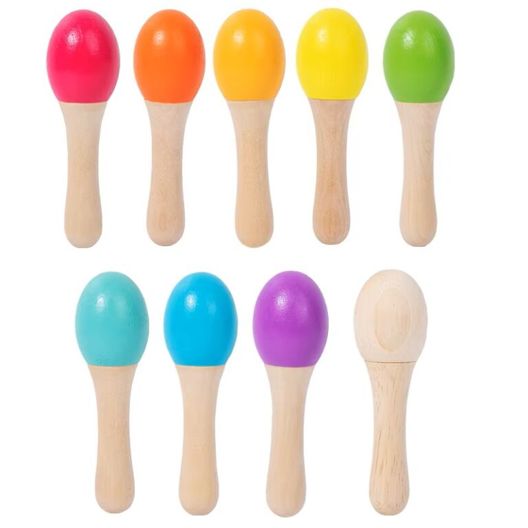 Mini maraca de madera - Playroom®